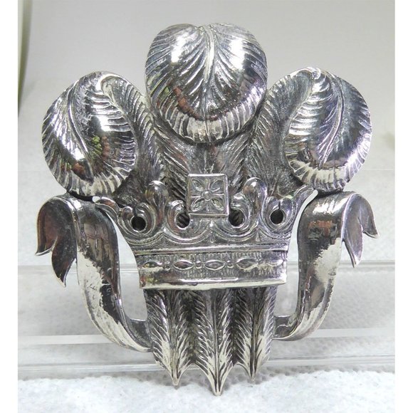 Cini | Jewelry | Signed Cini Sterling Silver Prince Of Wales Crown ...
